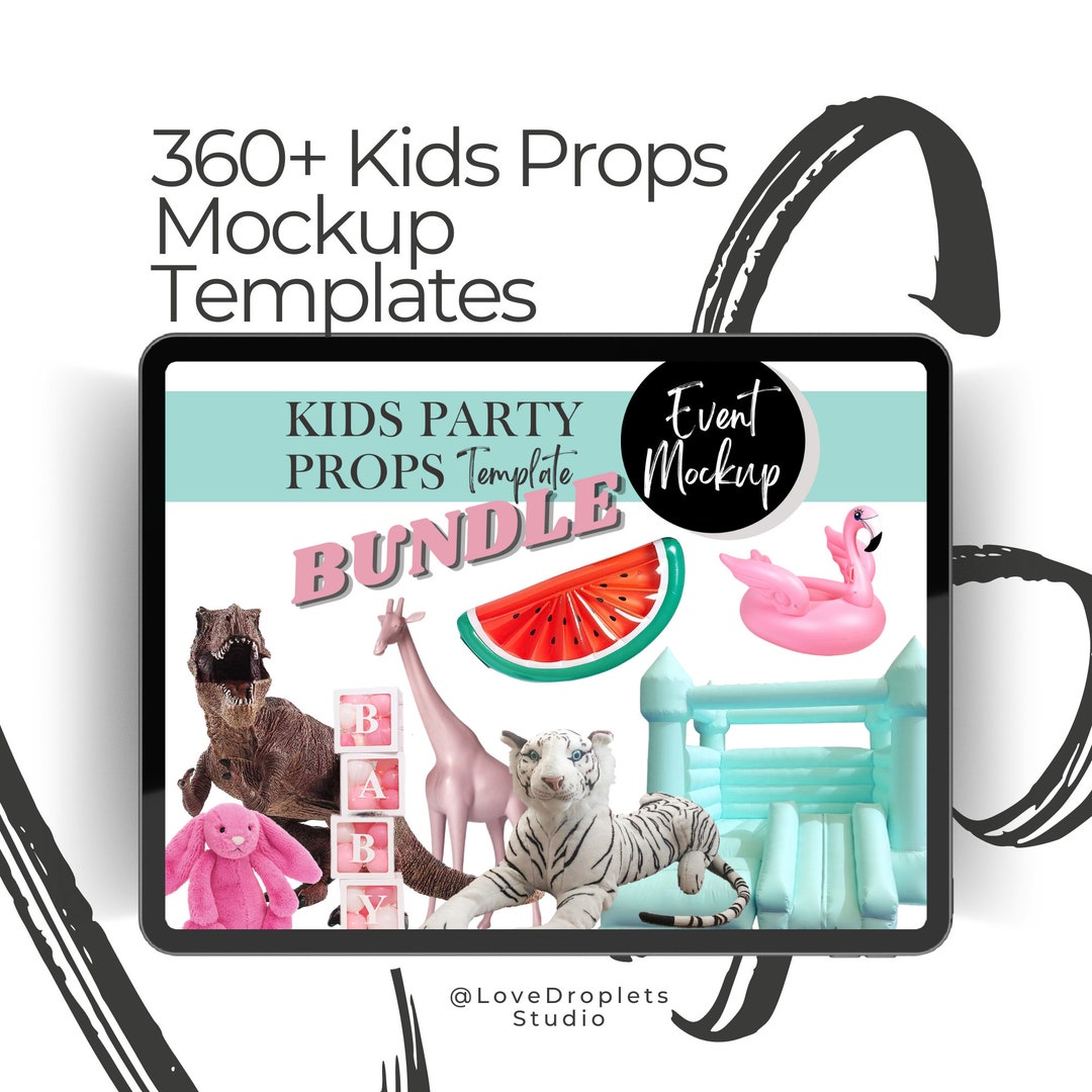 KIDS PARTY PROPS Bundle, Event Styling, Party Backdrop, Baby Shower ...