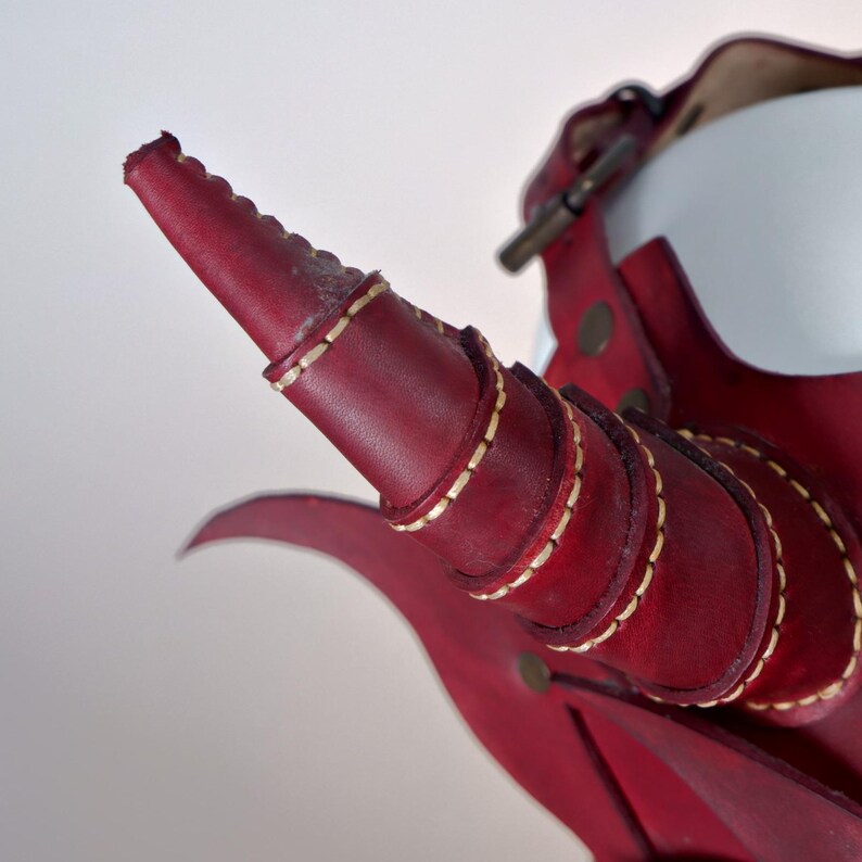 Handmade Genuie Leather Dragon Mask - Etsy
