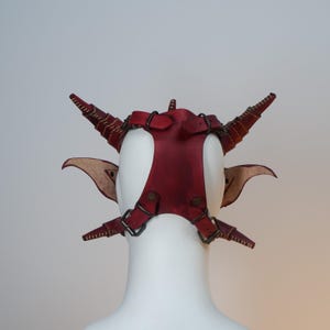 Handmade Genuie Leather Dragon Mask - Etsy