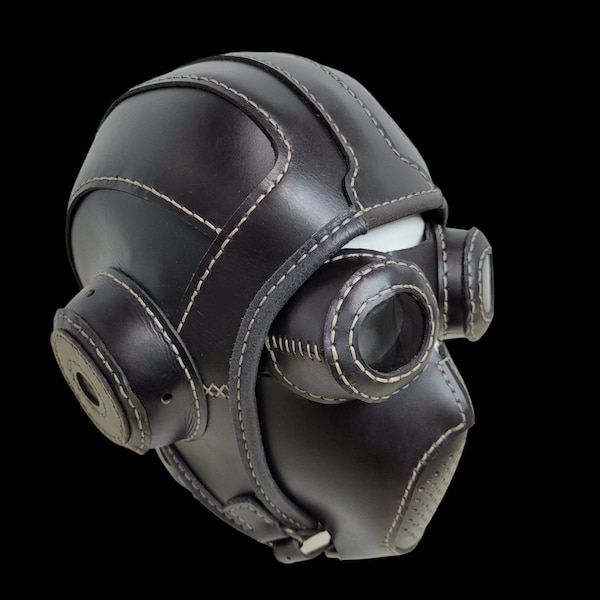 Leather Mask - Etsy