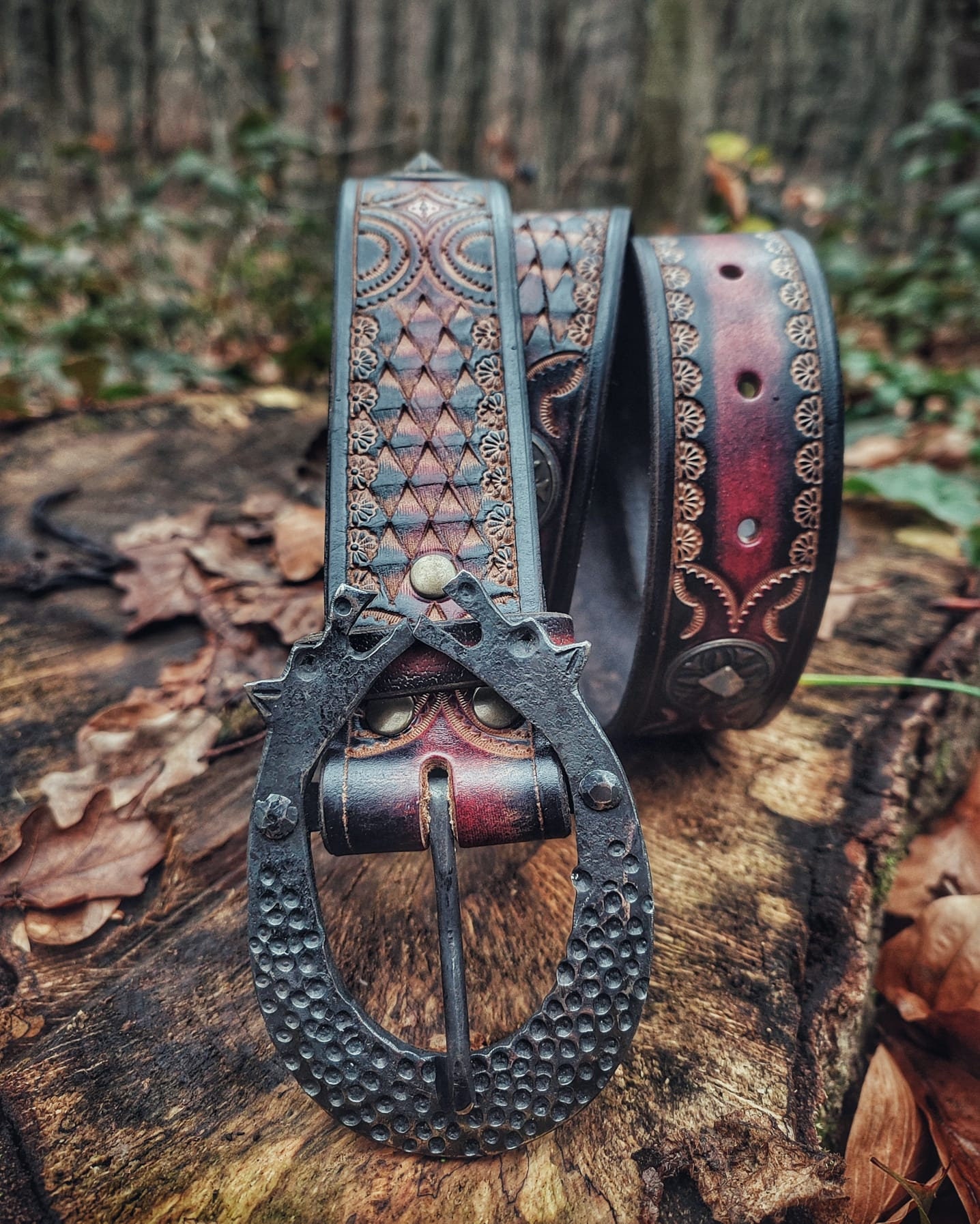 Custom Handmade Belt - Anniversary Gift - Father's Day Gift - Engraved ...