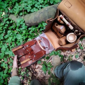 Outdoor Camp Set Genuie Leather - Etsy