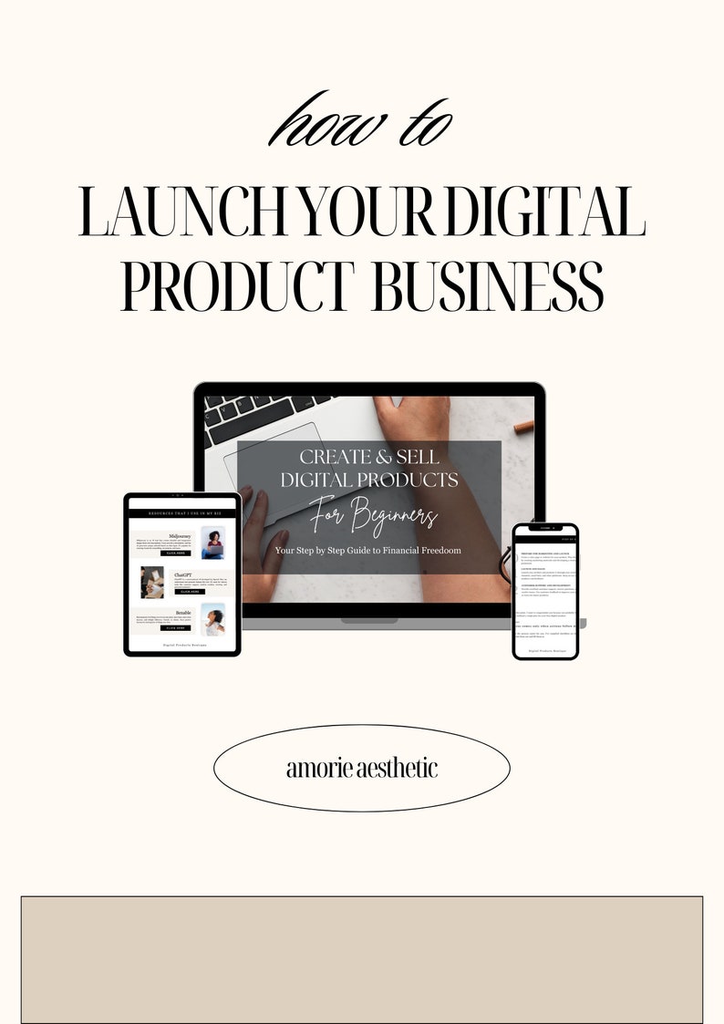How to Create and Sell Digital Products Ebook Guide - Etsy