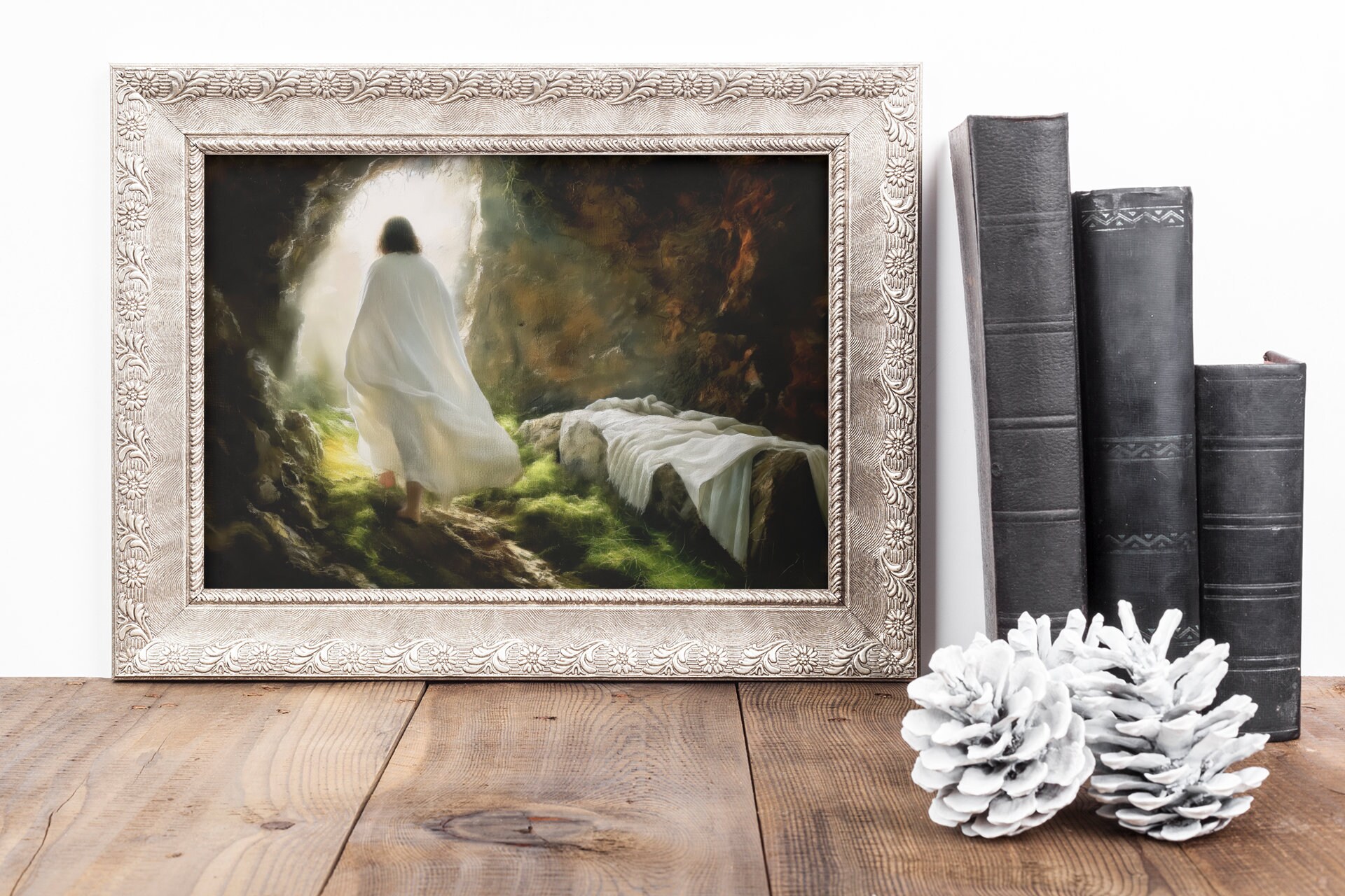 Jesus Christ Resurrection Decoration Printable | Empty Tomb Easter ...