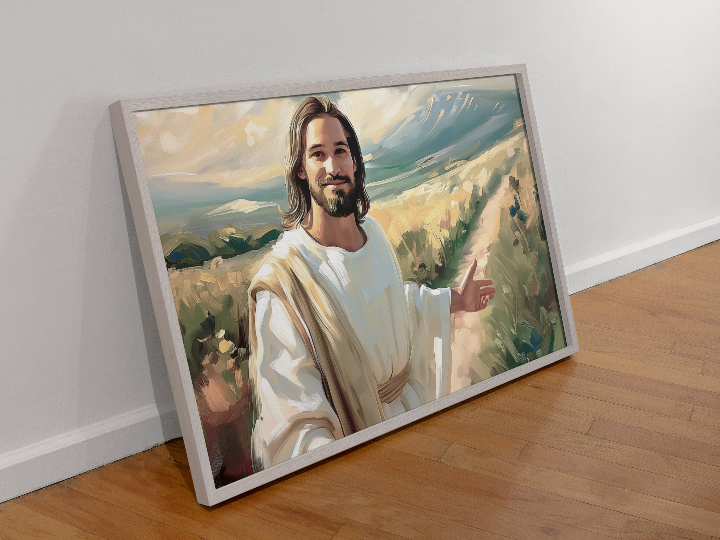 Come Follow Me Printable Walking Jesus Christ Print Walk by Faith Art ...