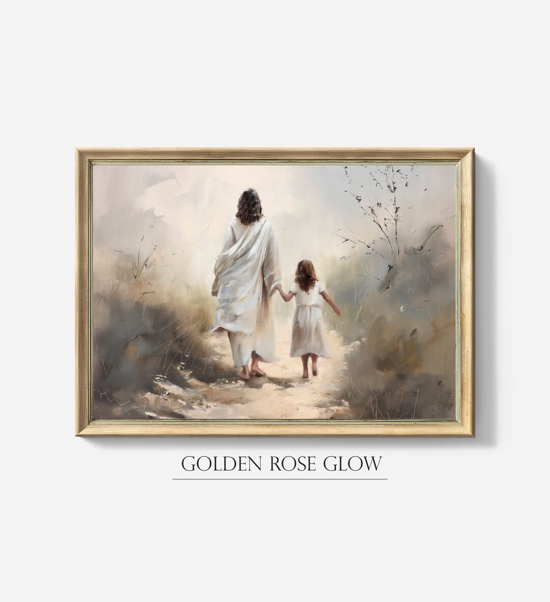 Jesus Walking Art Printable | Follow Me Jesus Downloadable Print ...