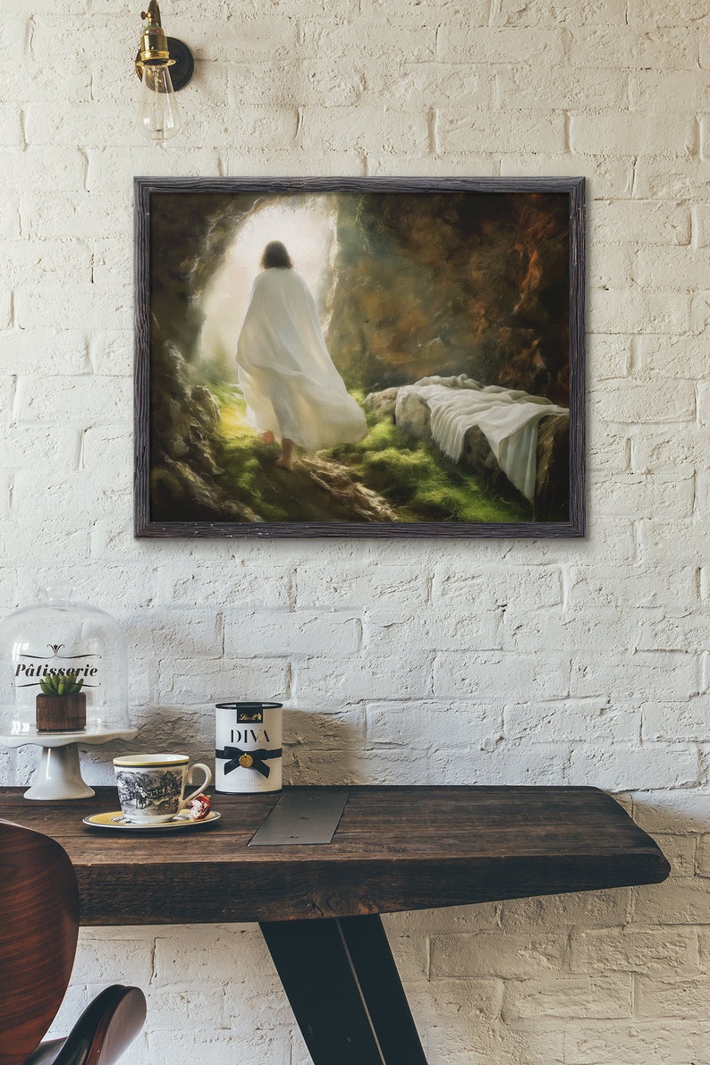 Jesus Christ Resurrection Decoration Printable | Empty Tomb Easter ...