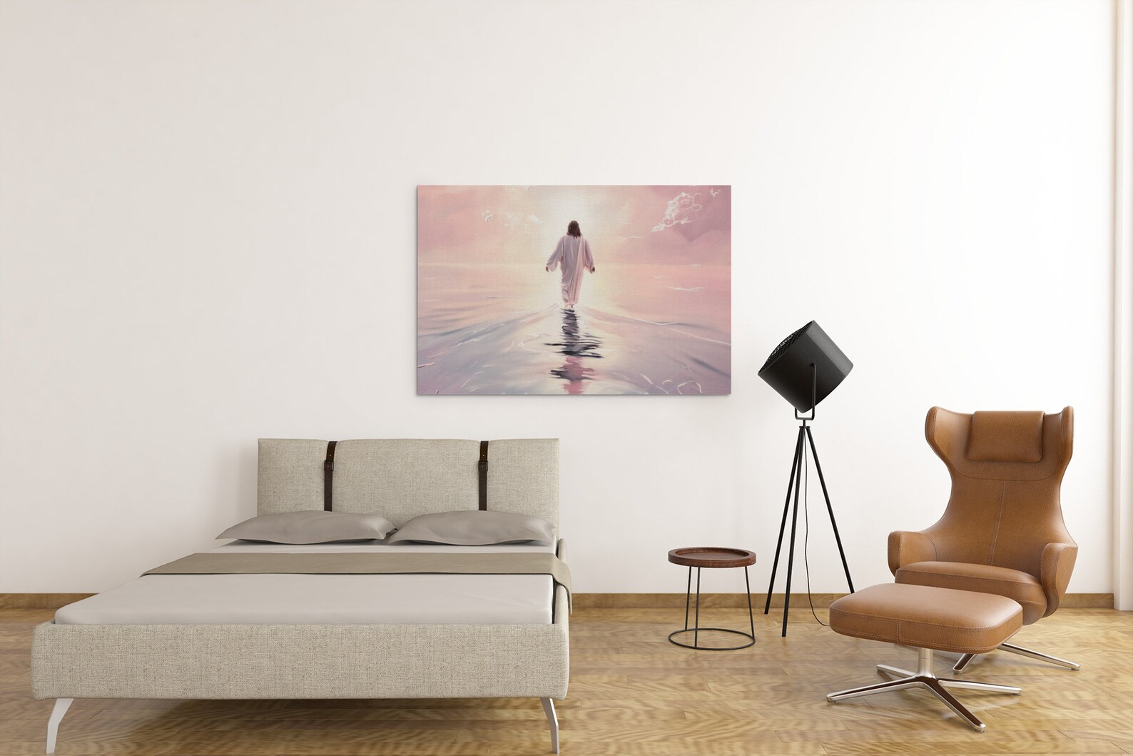Jesus Walks on Water Print Miracle | Jesus Miracle Printable Wall Art ...