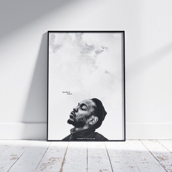Kendrick Lamar Poster - Etsy