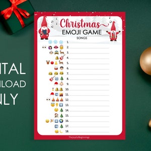 Christmas Emoji Game Bundle Christmas Songs and Christmas Movies ...