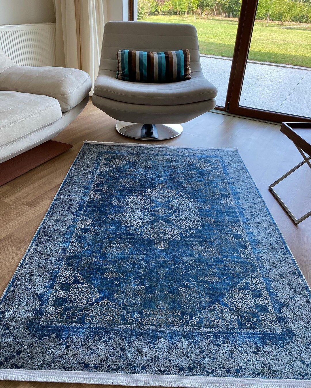 Custom Blue Rug, Best Blue Rug, Small Blue Rug, Blue Rug Vintage ...