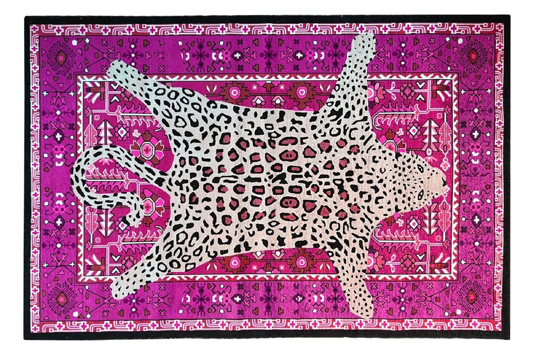 Tiger Rug, Tiger Rug Tibetan, Tiger Rug Pink, Tiger Rug Vintage, Tiger ...