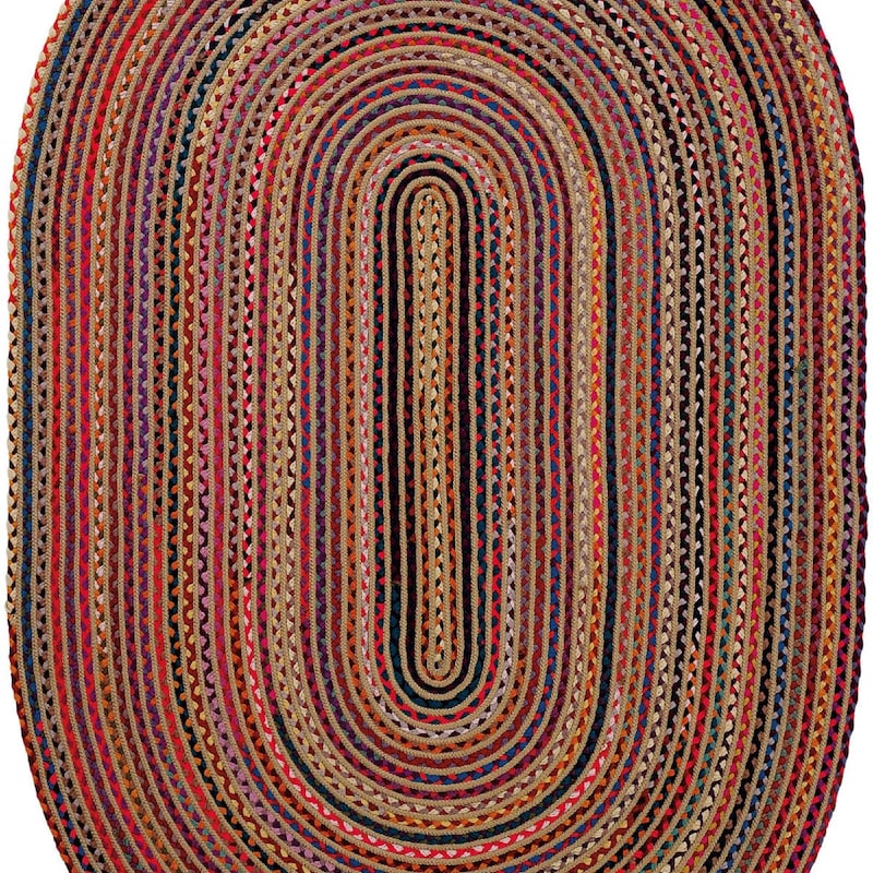 Colorful Braided Rug - Etsy