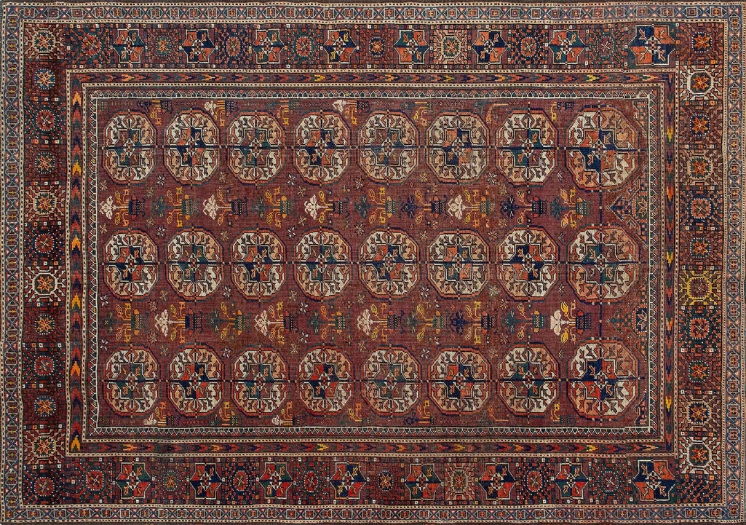Traditional Rug, Earth Tones Rug, Persian Rug, Area Rug 4x8, Area Rug ...