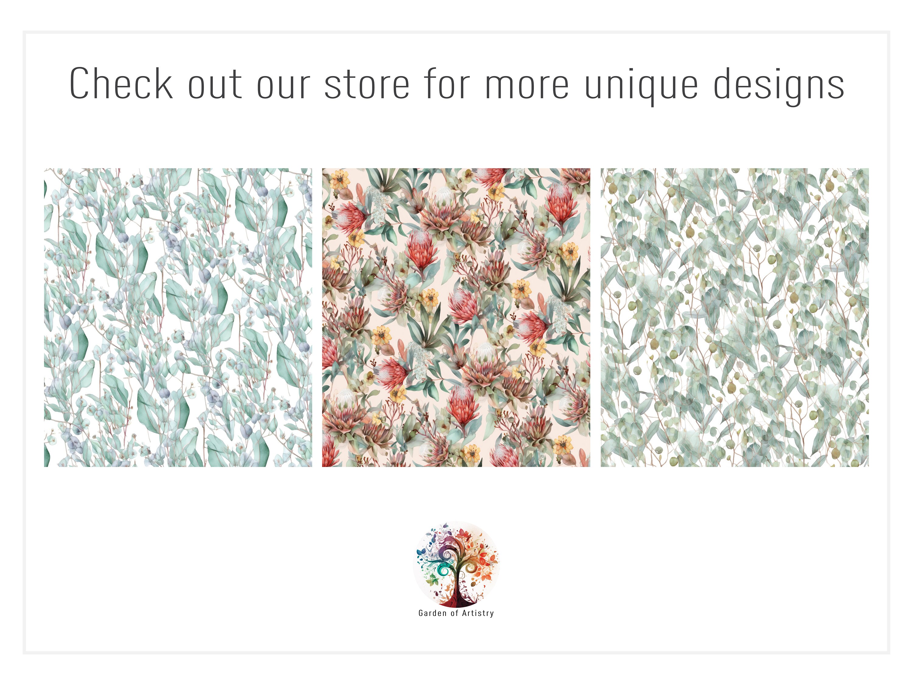 Australian Native Floral Watercolor Seamless Pattern I - Etsy