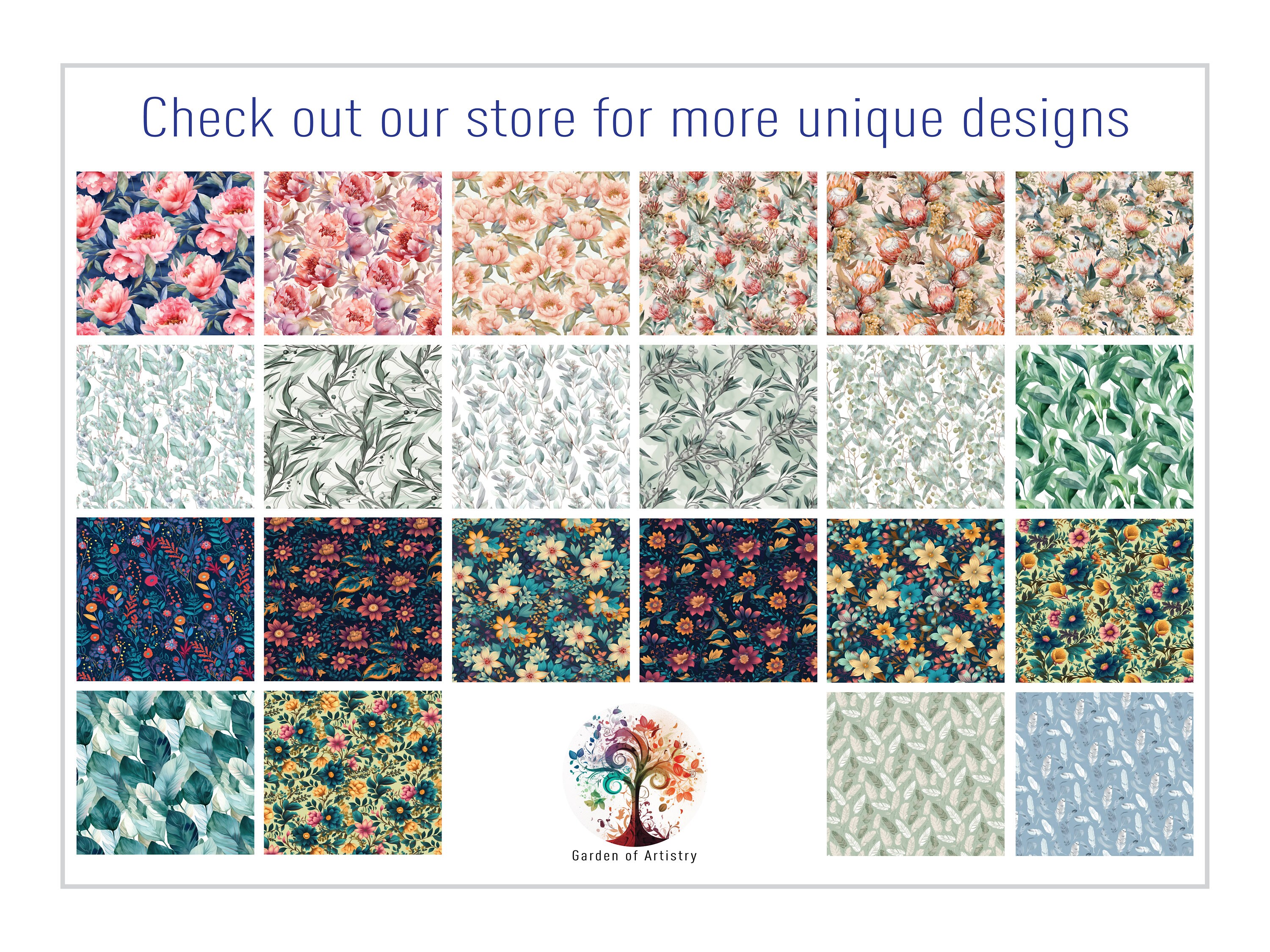 Australian Native Floral Watercolor Seamless Pattern I - Etsy