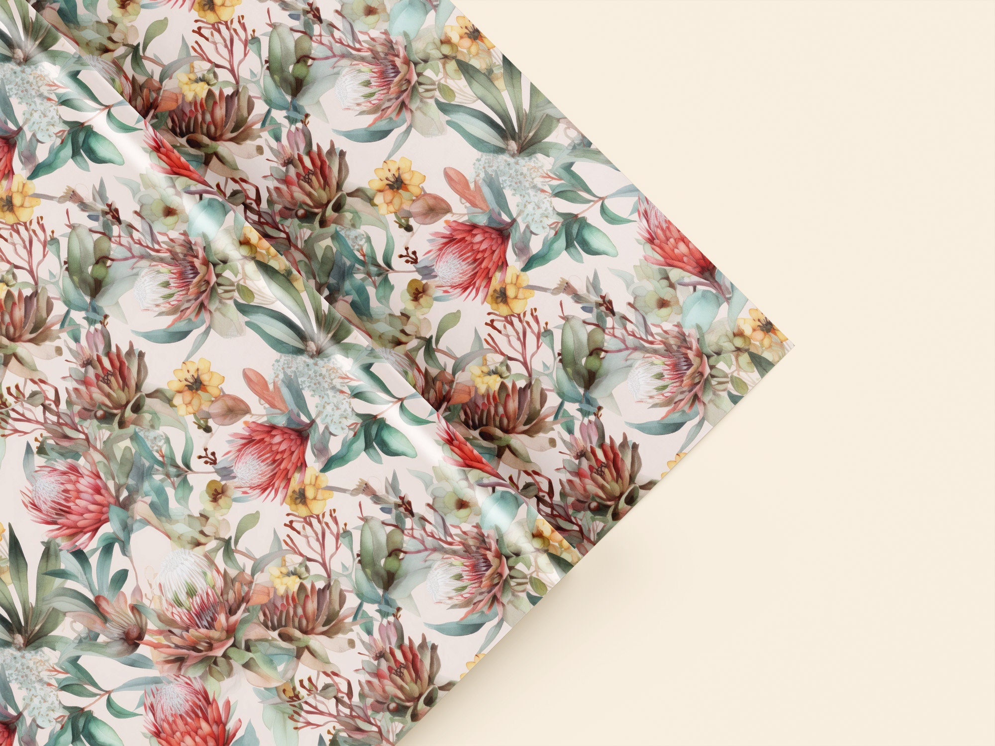 Australian Native Floral Watercolor Seamless Pattern I - Etsy