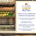 CASH IS KING - Customer Notice - Shop Sign - Counter Sign - Cafe Sign ...