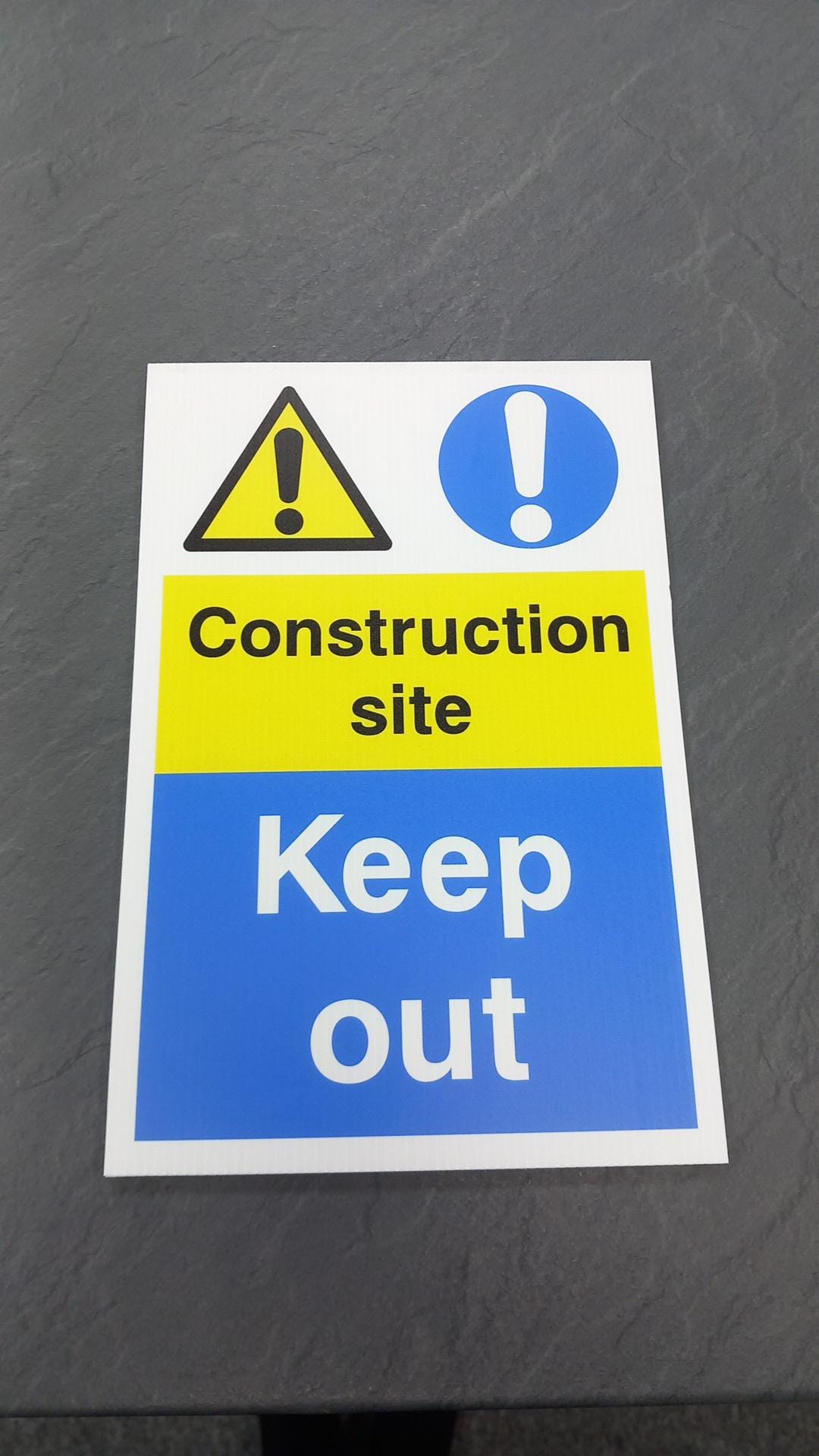 Construction Site Safety Sign – Keep Out, 4mm Correx - Etsy