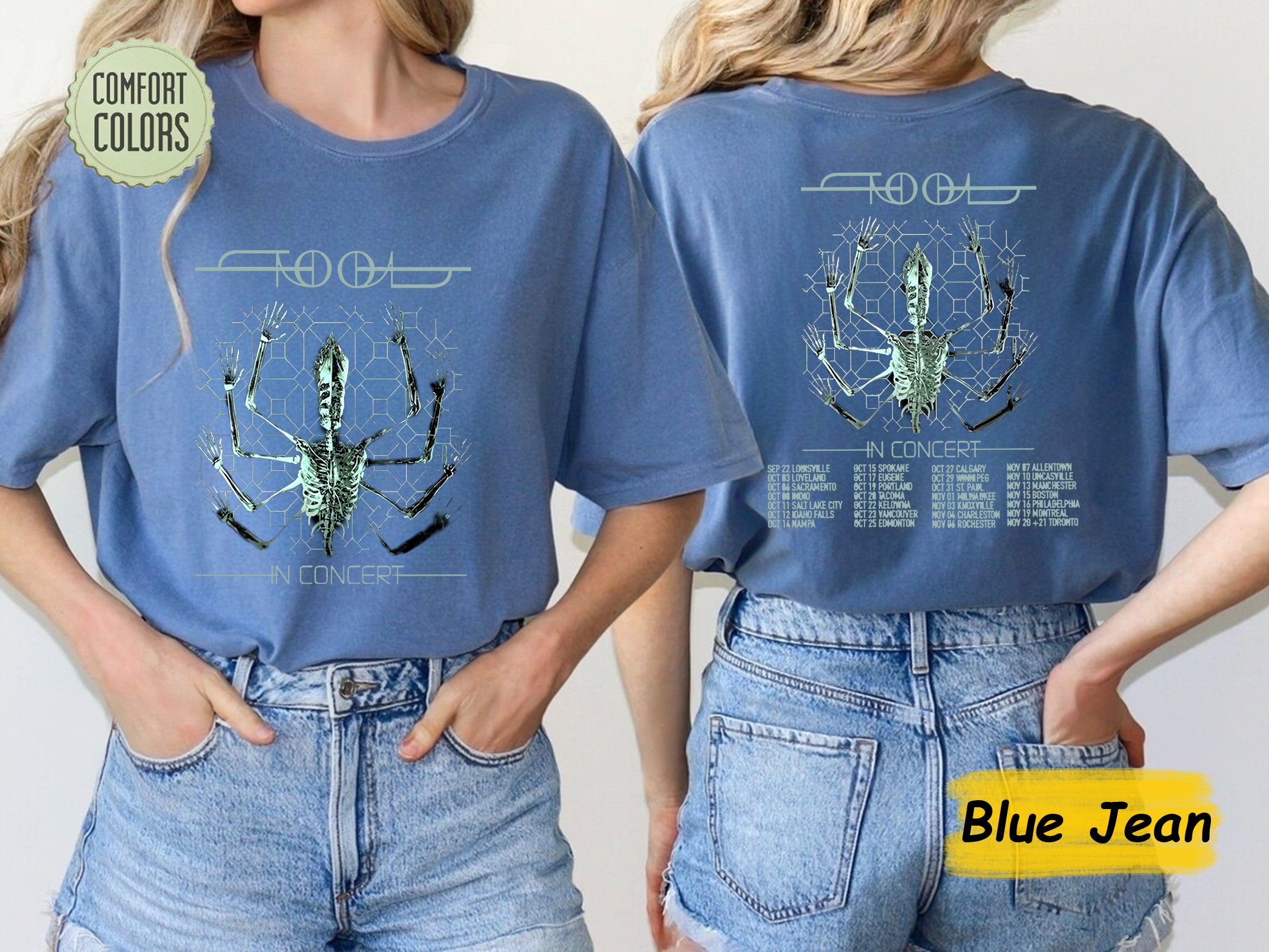Tool In Concert 2023 Shirt, Tool Band Fan Shirt, Vintage Tool 2023 Tour ...