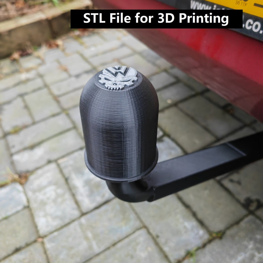 Volkswagen Skull Hitch Tow Bar Ball Cover 3D Print STL File - Etsy