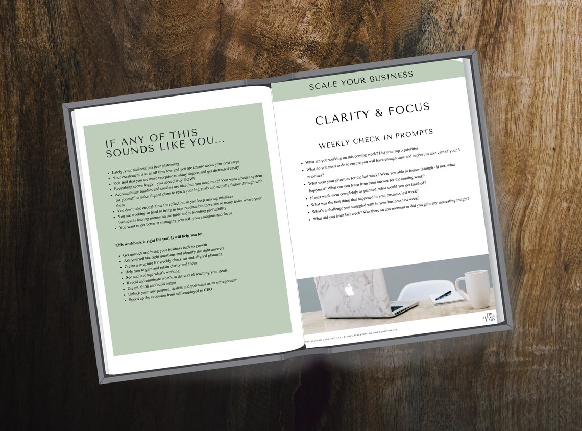 Business Plan Workbook, Business Growth Pdf, Small Business Printable ...