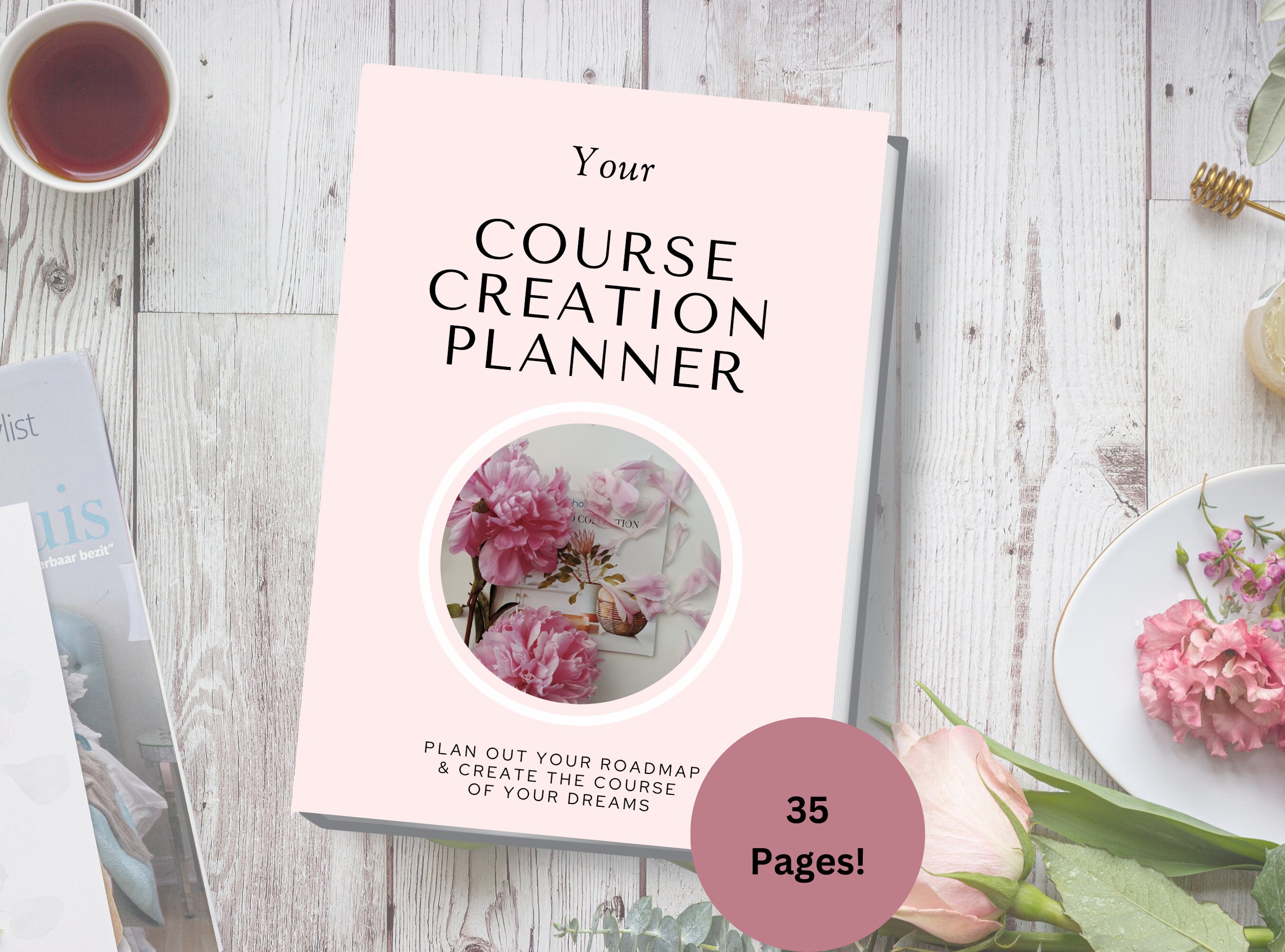 Course Creation Planner, Printable Course Planner, Course Creation ...