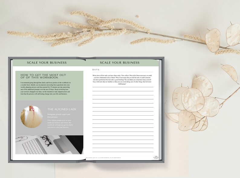 Business Plan Workbook, Business Growth Pdf, Small Business Printable ...