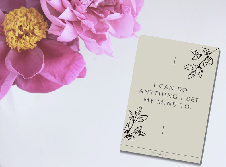 Affirmation Cards for Women Printable, Encouragement Cards, Positive ...