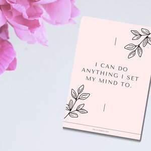 Affirmation Cards for Women Printable, Encouragement Cards, Positive ...