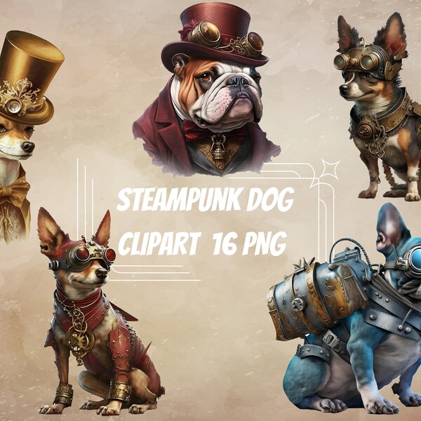 Steampunk Dog - Etsy