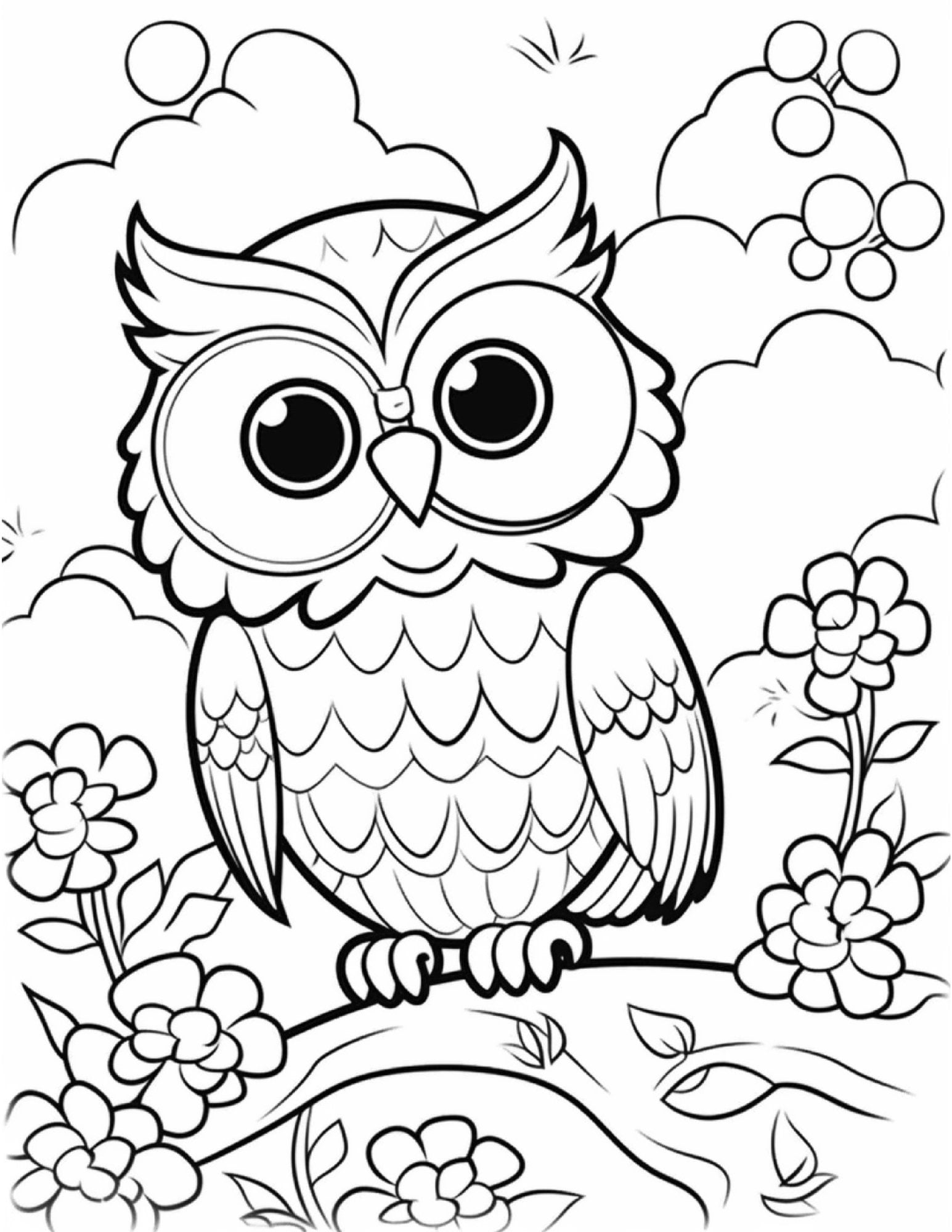 50 Coloring Pages for Kids, Printable Bundle, Coloring Pages for Kids ...