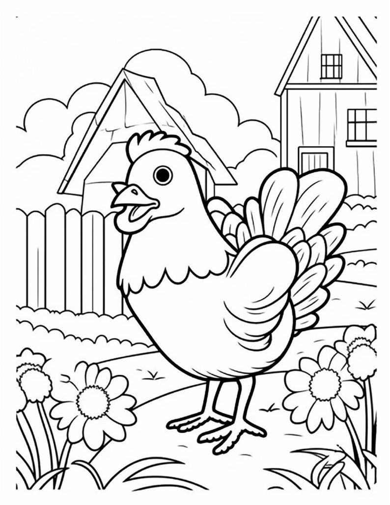 50 Coloring Pages for Kids, Printable Bundle, Coloring Pages for Kids ...