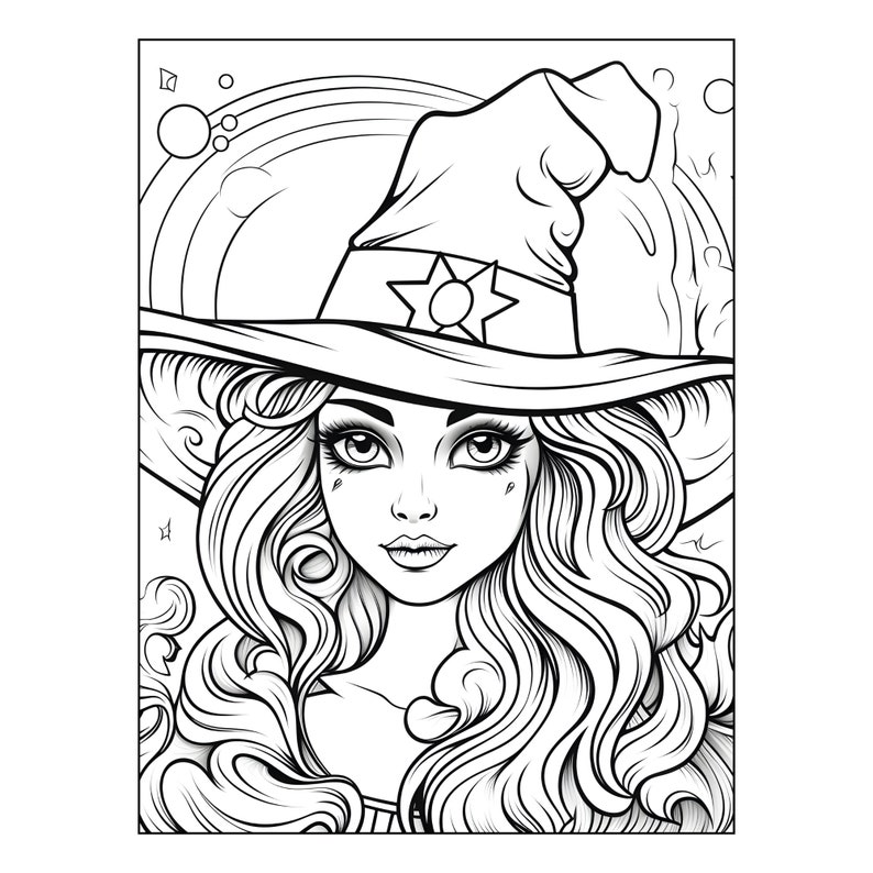 80 Halloween Coloring Pages, Digital Download, Halloween Printable ...