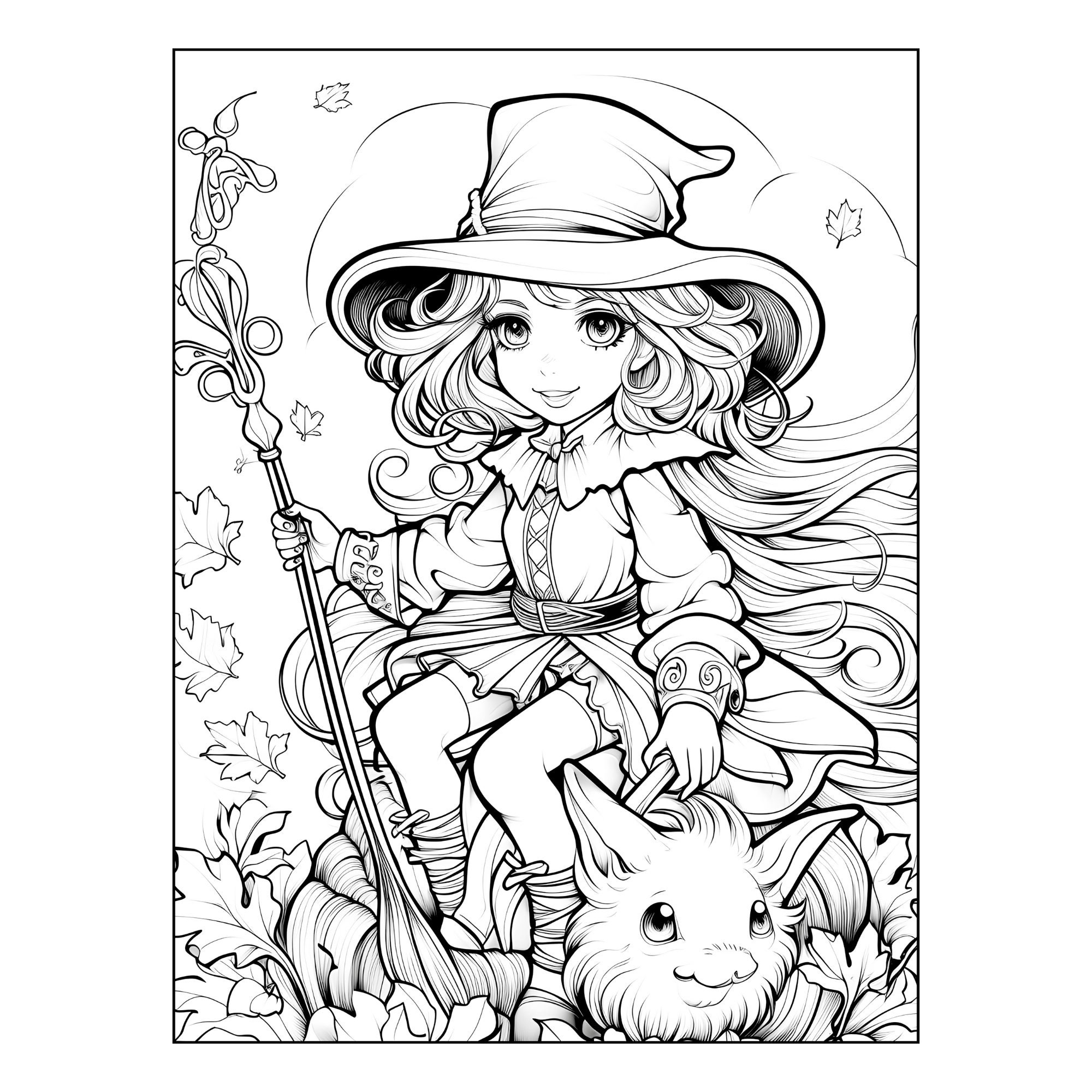 80 Halloween Coloring Pages, Digital Download, Halloween Printable ...