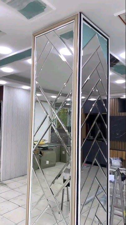 Custom V-groove Mirrors – Etched Glass and Mirror Wall Art ...