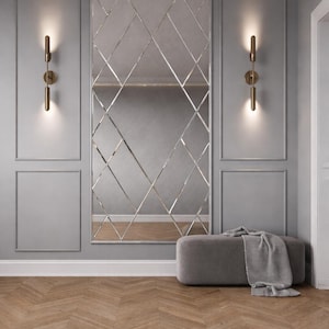 Custom V-groove Mirrors – Etched Glass and Mirror Wall Art ...