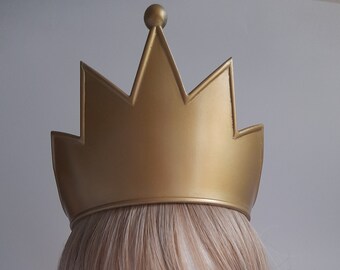 Evil Queen Leather Crown Stoned Headpiece of Thorns Dark Fairy Queen ...