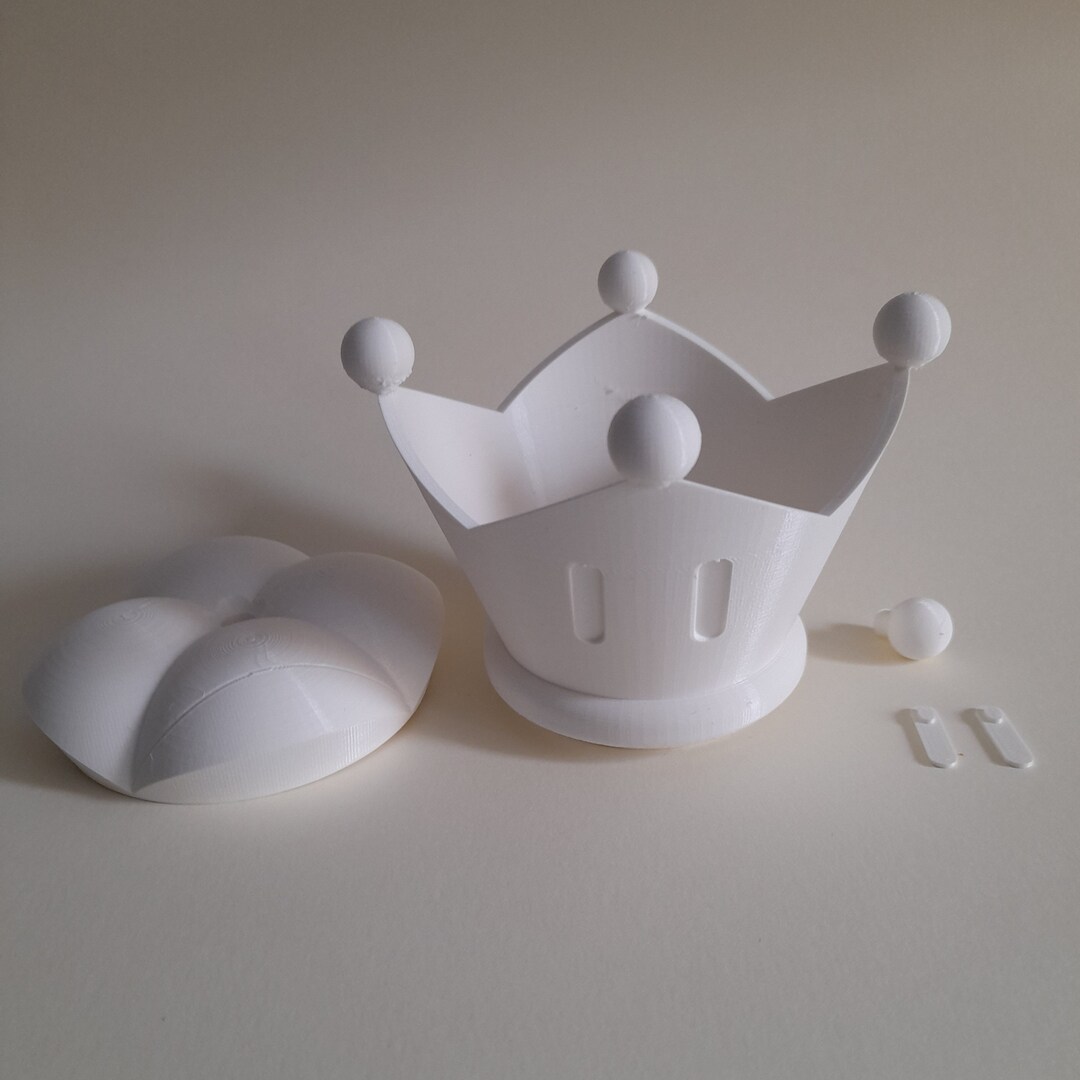 Bowser Crown for Self-finishing. Modeled After a Character From Super ...