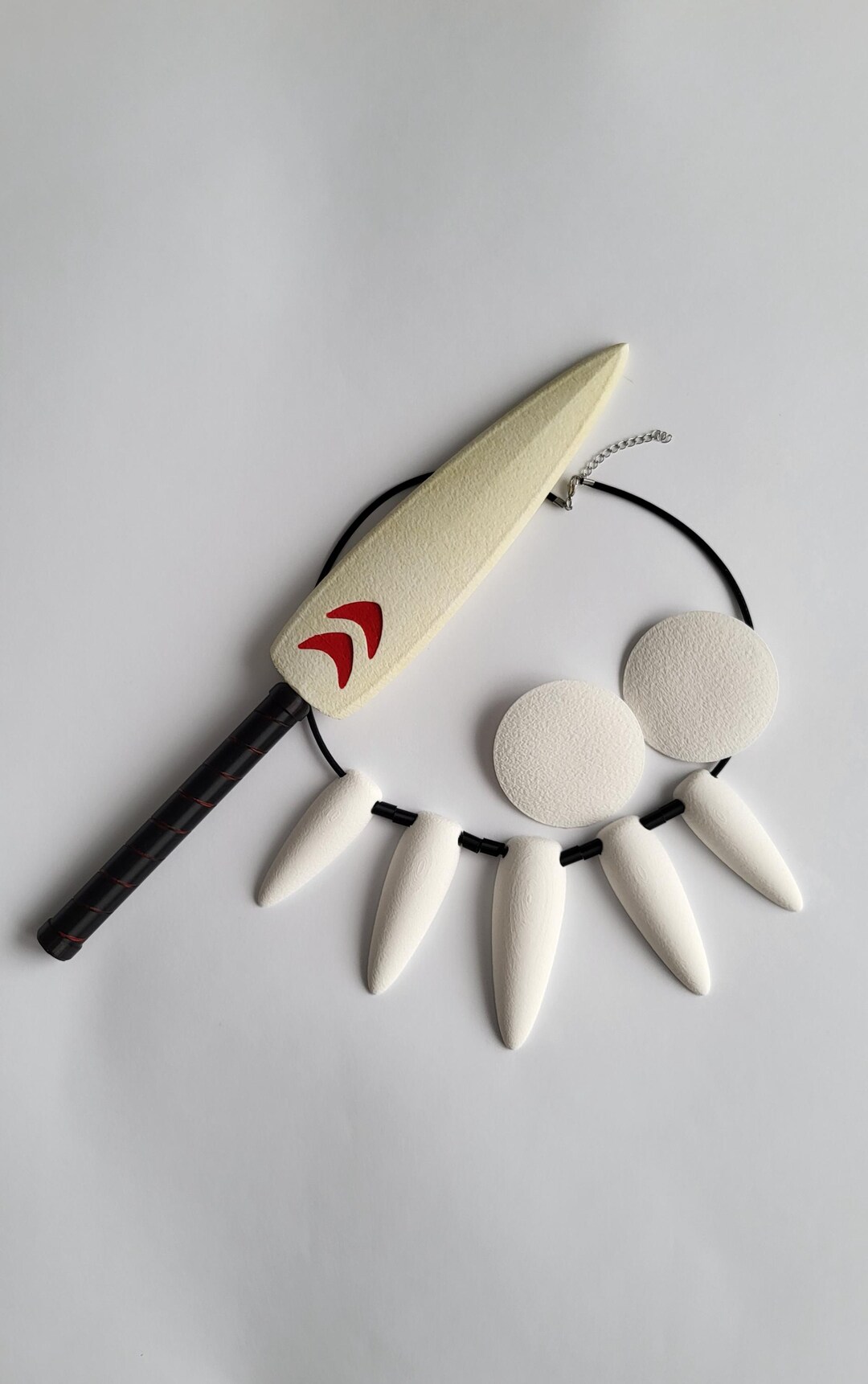 Mononoke Princess. Knife Replica. Necklace and Earrings - Etsy