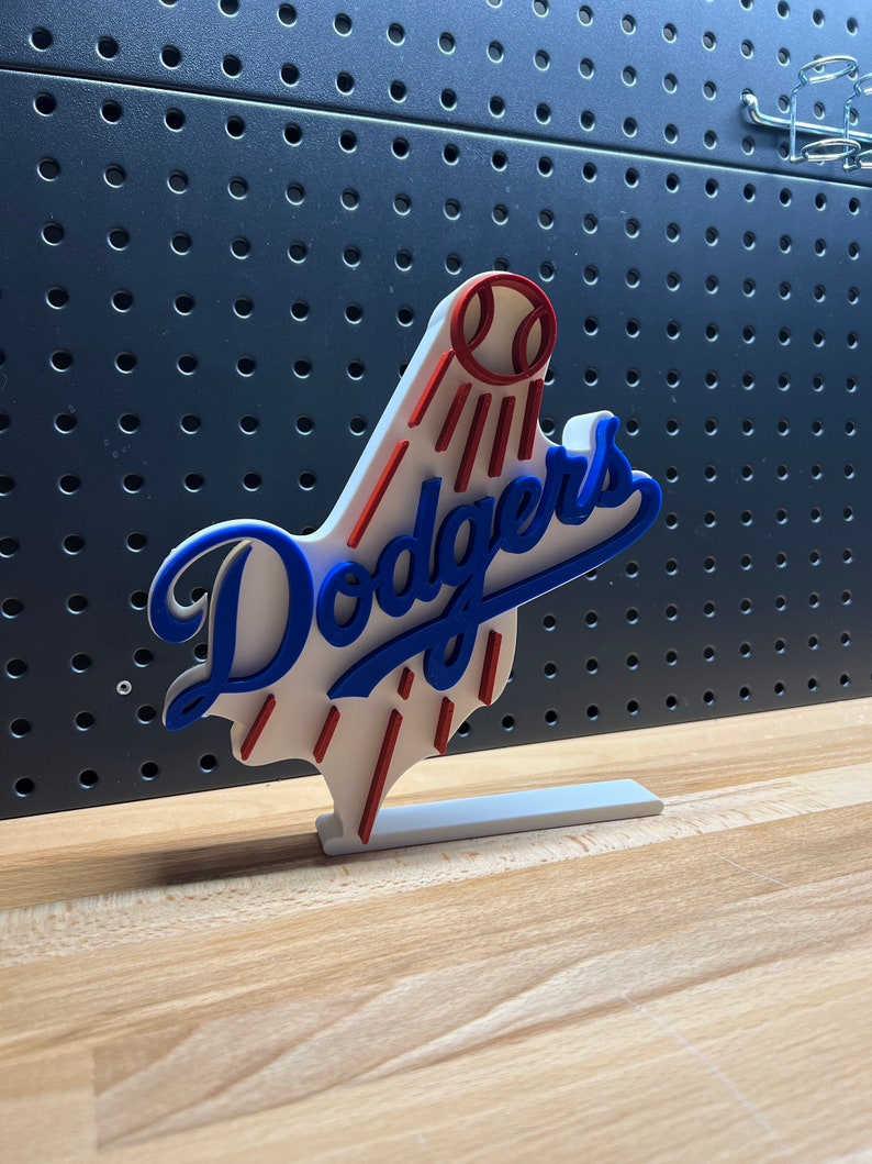 Los Angeles Dodgers Shelf / Desk Art - Etsy