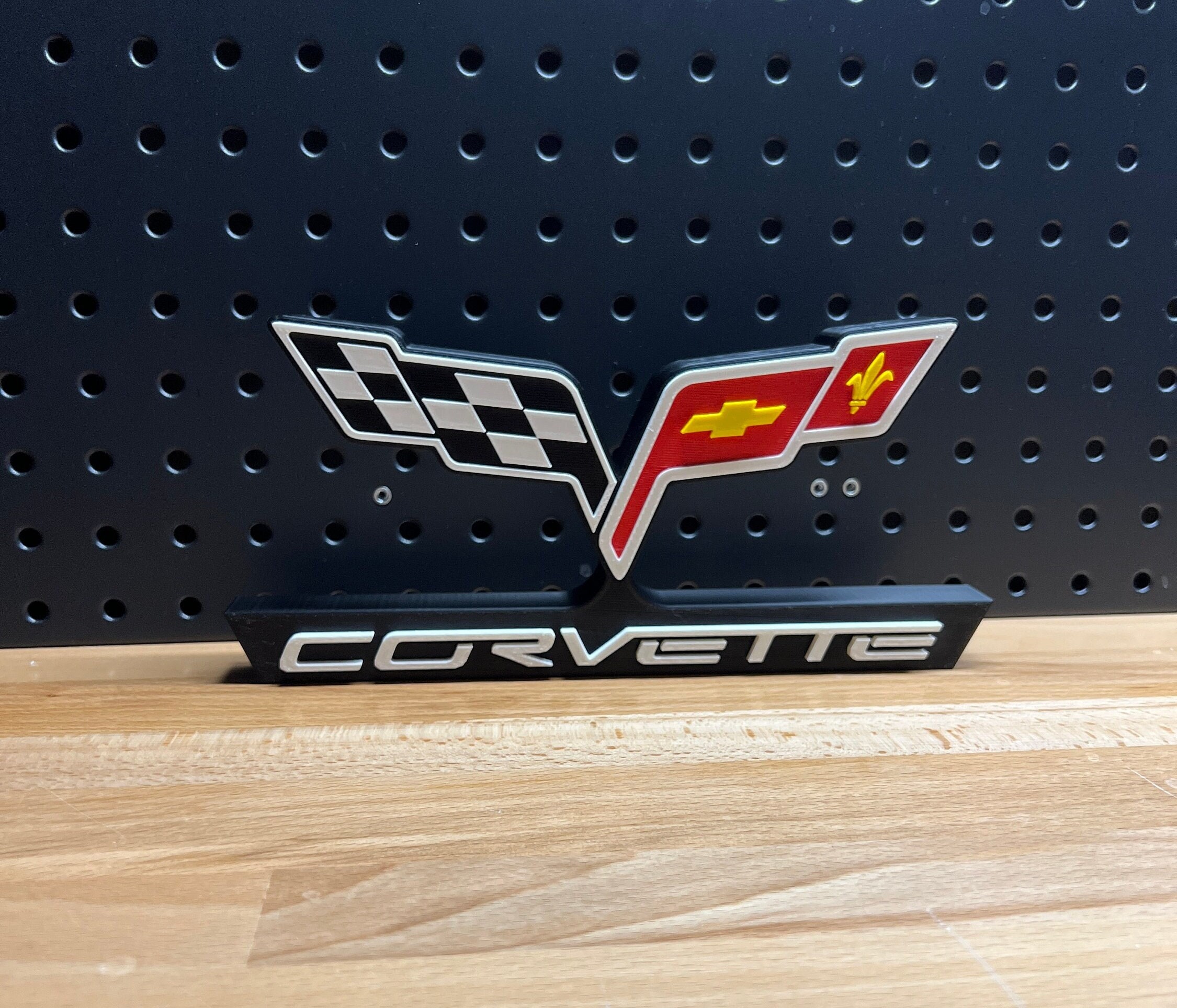 Chevrolet Corvette Shelf / Desk Art - Etsy