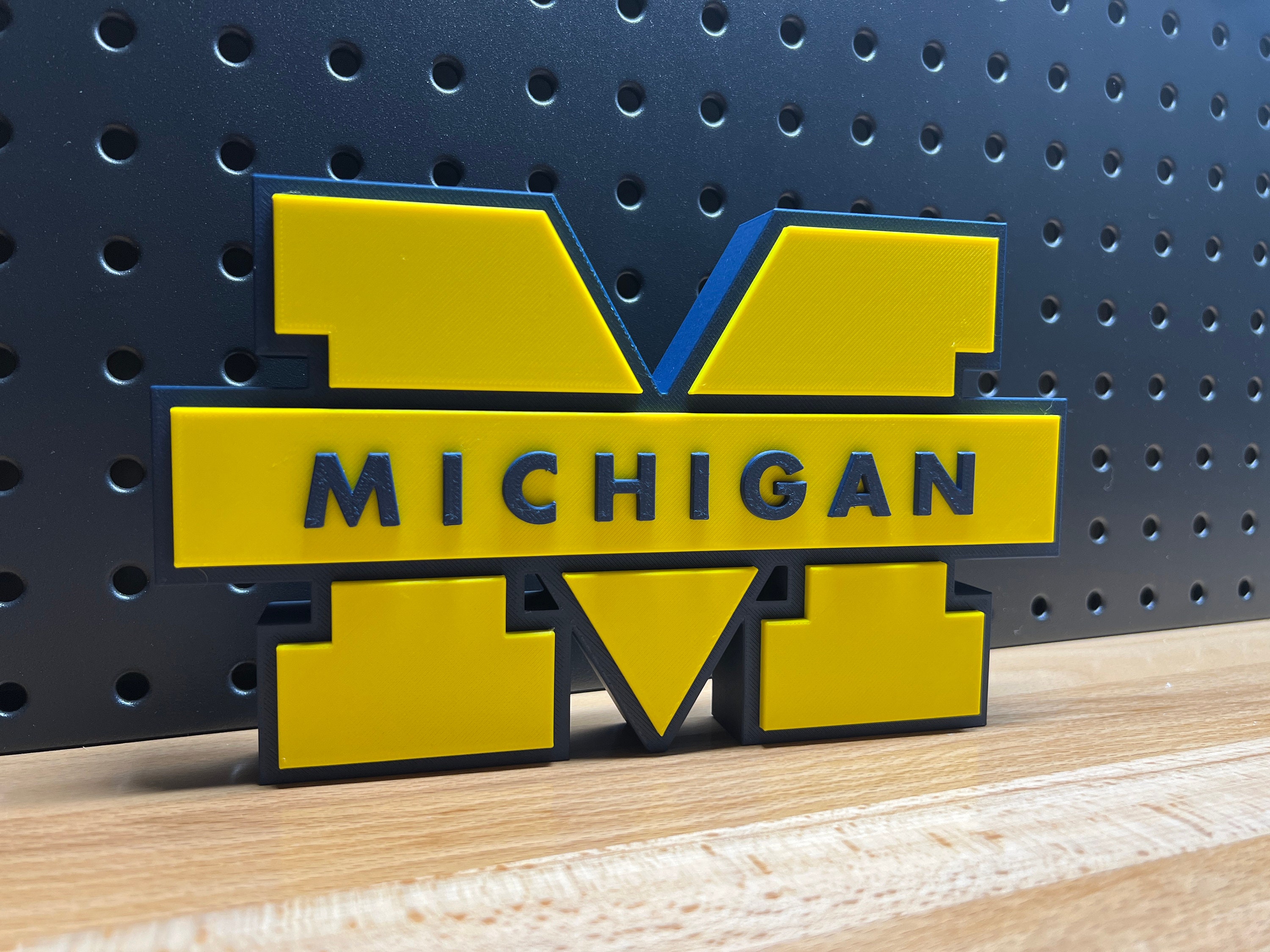 University of Michigan Shelf / Desk Art - Etsy