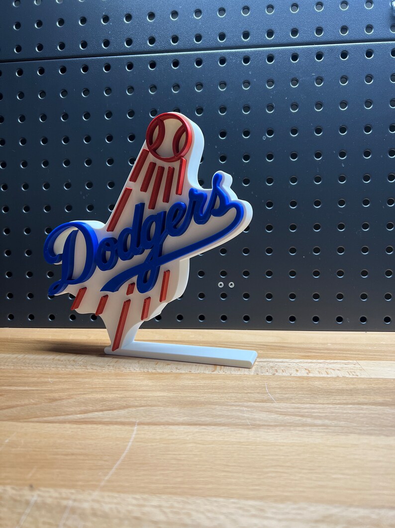 Los Angeles Dodgers Shelf / Desk Art - Etsy