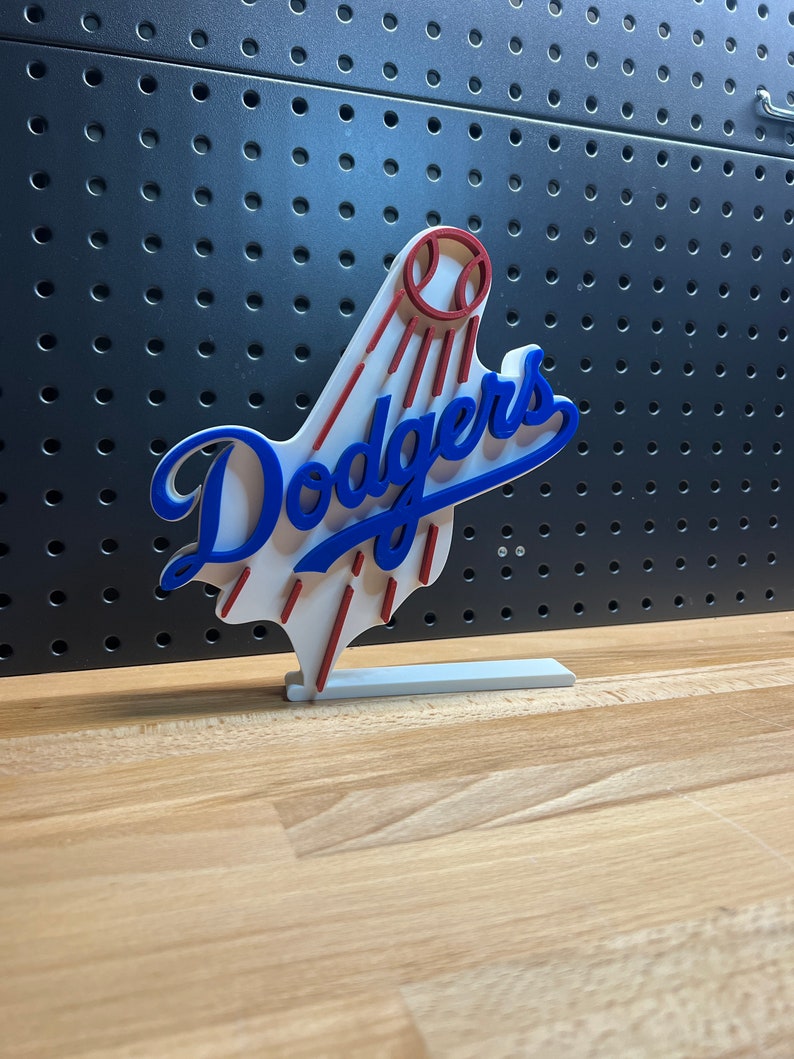 Los Angeles Dodgers Shelf / Desk Art - Etsy