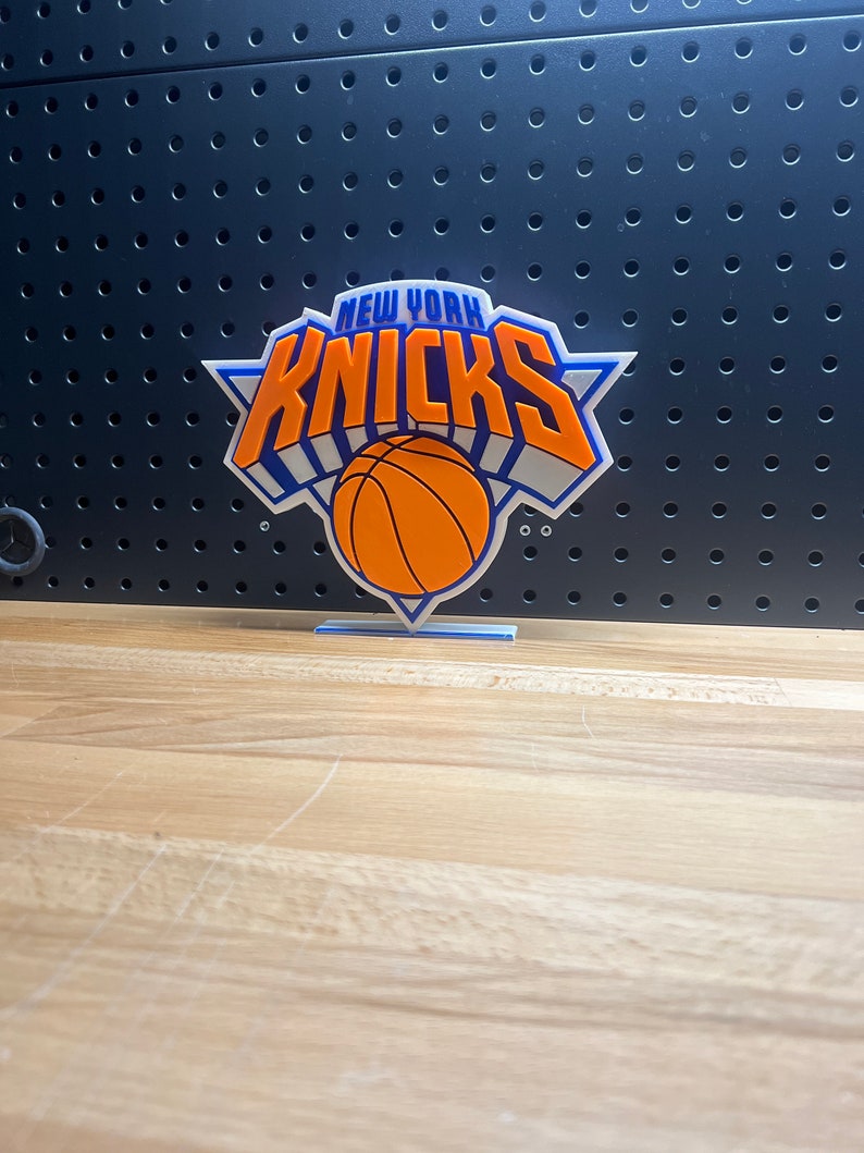 New York Knicks Logo Shelf / Desk Art - Etsy