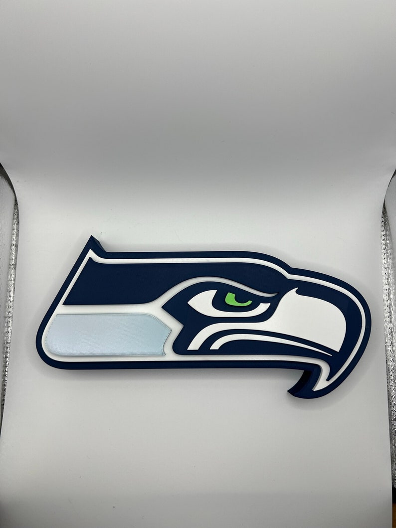 Seattle Seahawks Logo Shelf / Desk Art - Etsy
