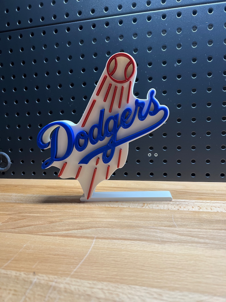 Los Angeles Dodgers Shelf / Desk Art - Etsy
