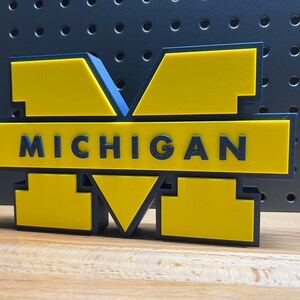 University of Michigan Shelf / Desk Art - Etsy