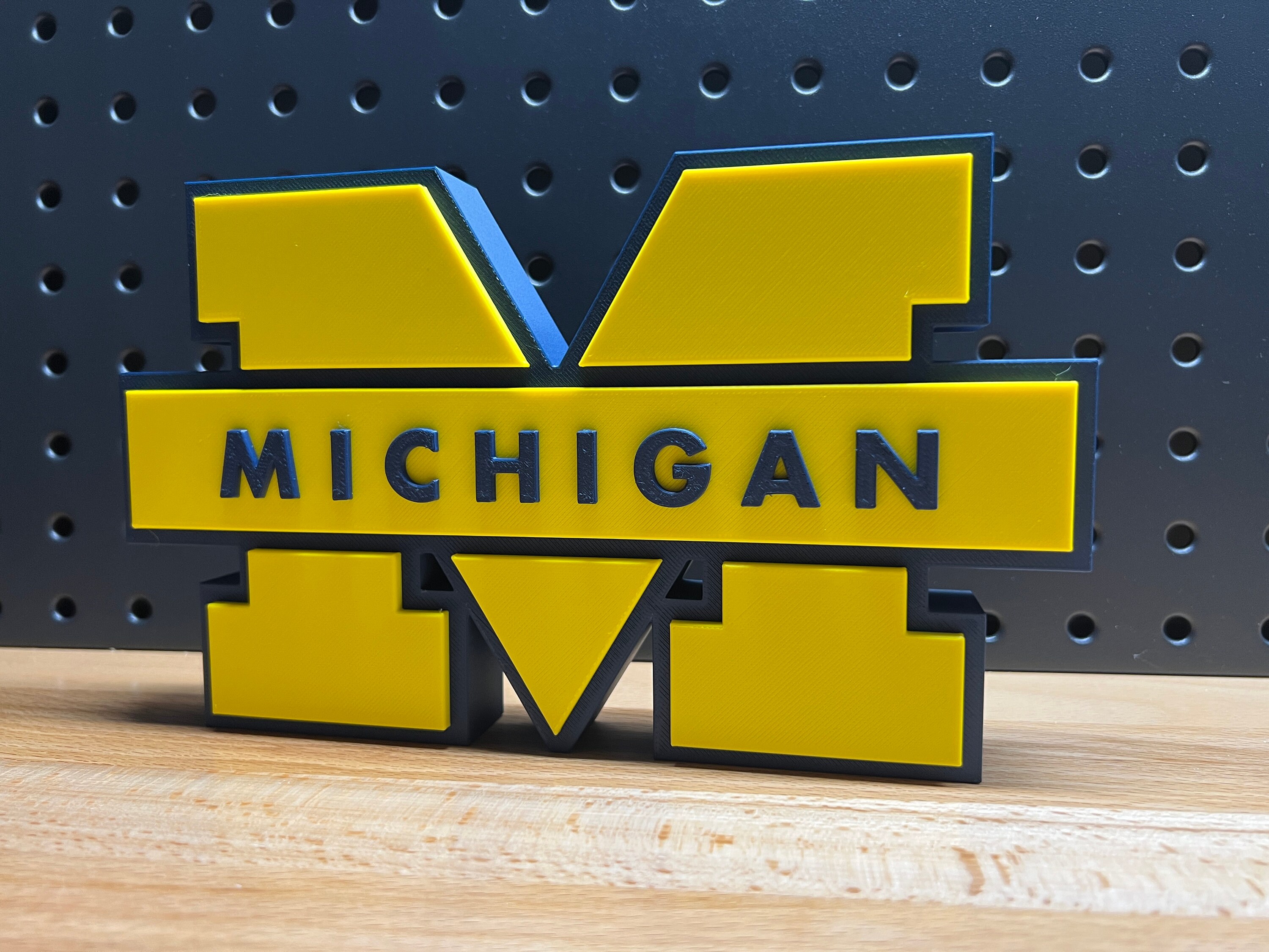 University of Michigan Shelf / Desk Art - Etsy